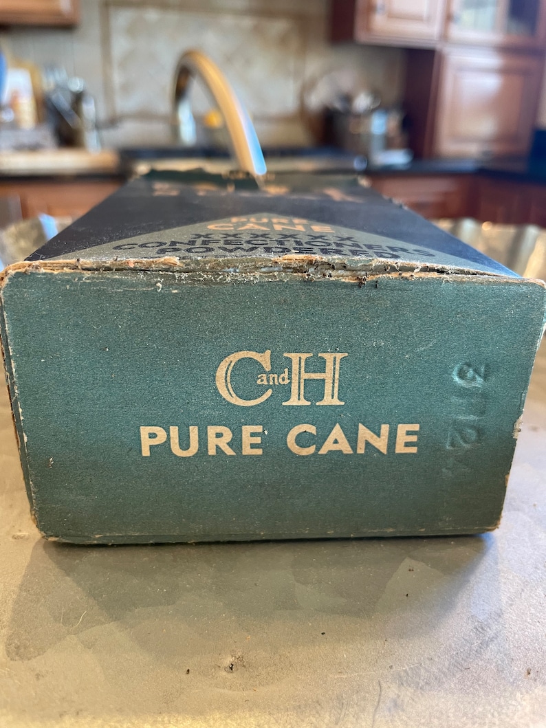 Vintage C&H Sugar Box - Display - Etsy