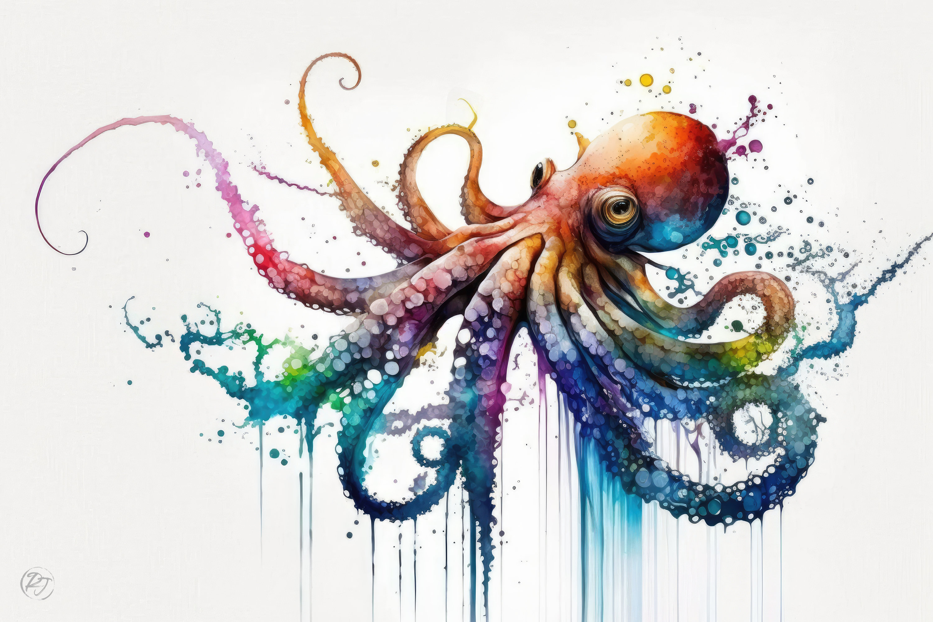 Octopus Watercolor