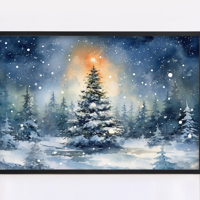 Christmas Canvas Art - Etsy