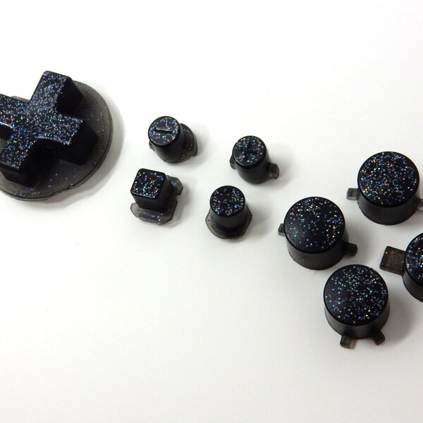 Black Matte Buttons - Etsy