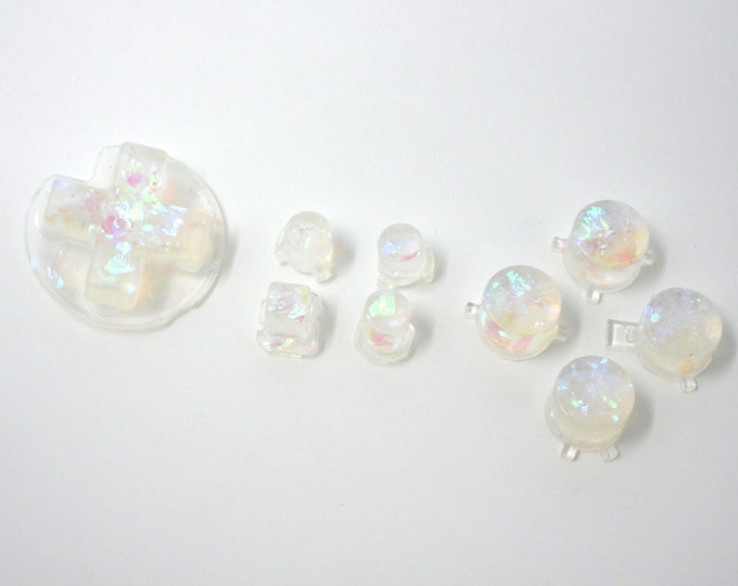 Opal - OEM (matte) Resin Face Button Set- for Switch Pro Controller - Etsy