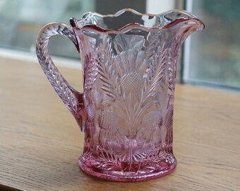 Purple glass pitcher | Etsy