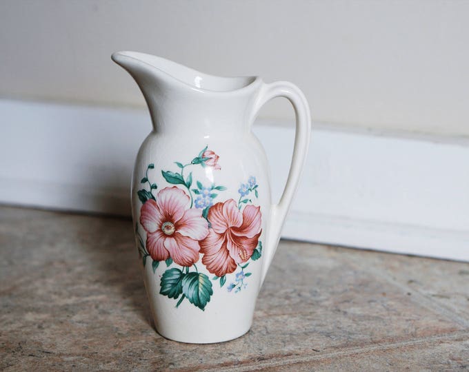 Antique Royal Copley Small Floral Pitcher - Etsy
