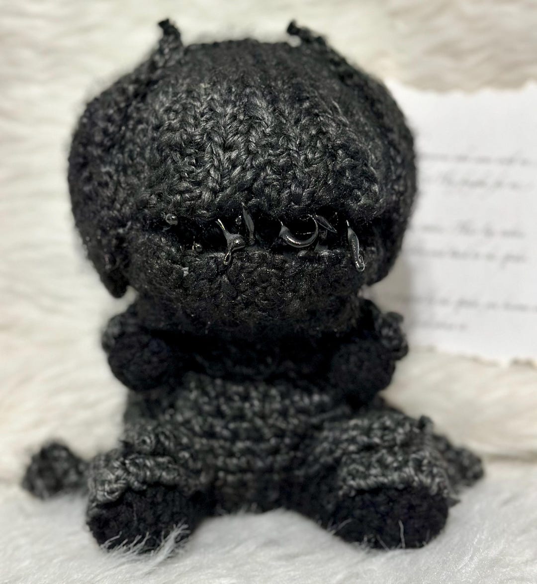 Charred Loyce Knight Crochet Doll - Etsy