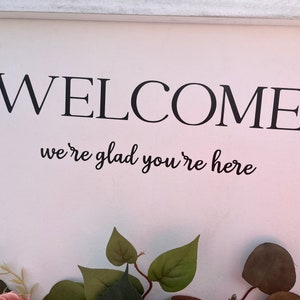 Flower Box Welcome Sign, Custom Flower Box Sign, Wood Sign With Flower ...