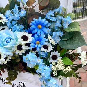 Flower Box Welcome Sign, Flower Box Sign, Wood Wedding Signs With ...