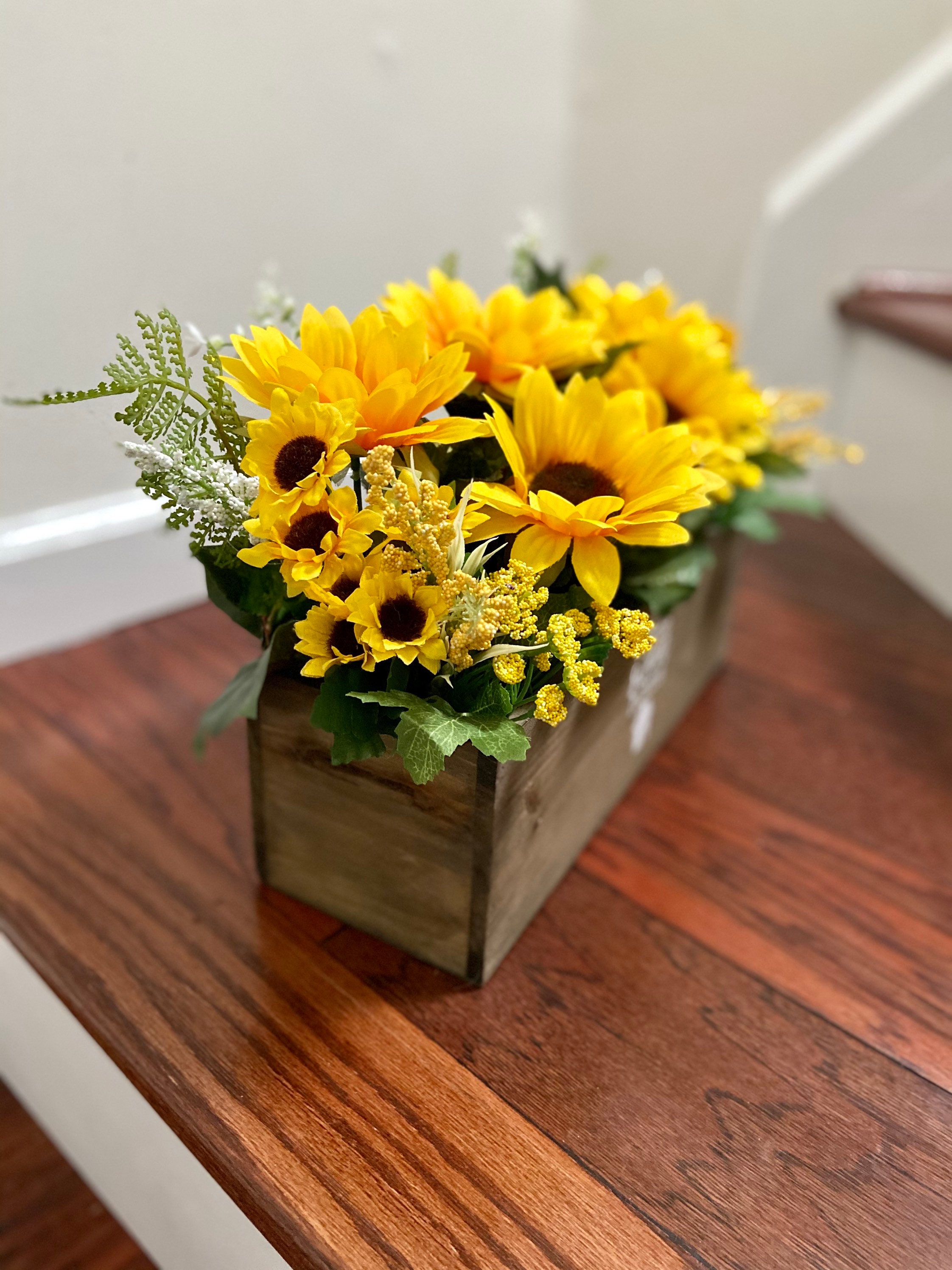 Sunflower Table Centerpiece Sunflower Table Decor Sunflower | Etsy