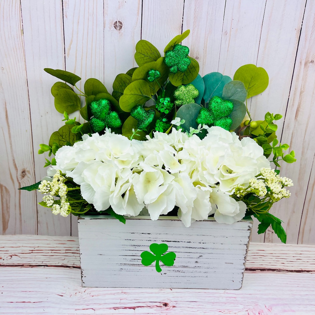 St Patricks Day Centerpiece, Saint Patricks Day Table Decor, St ...