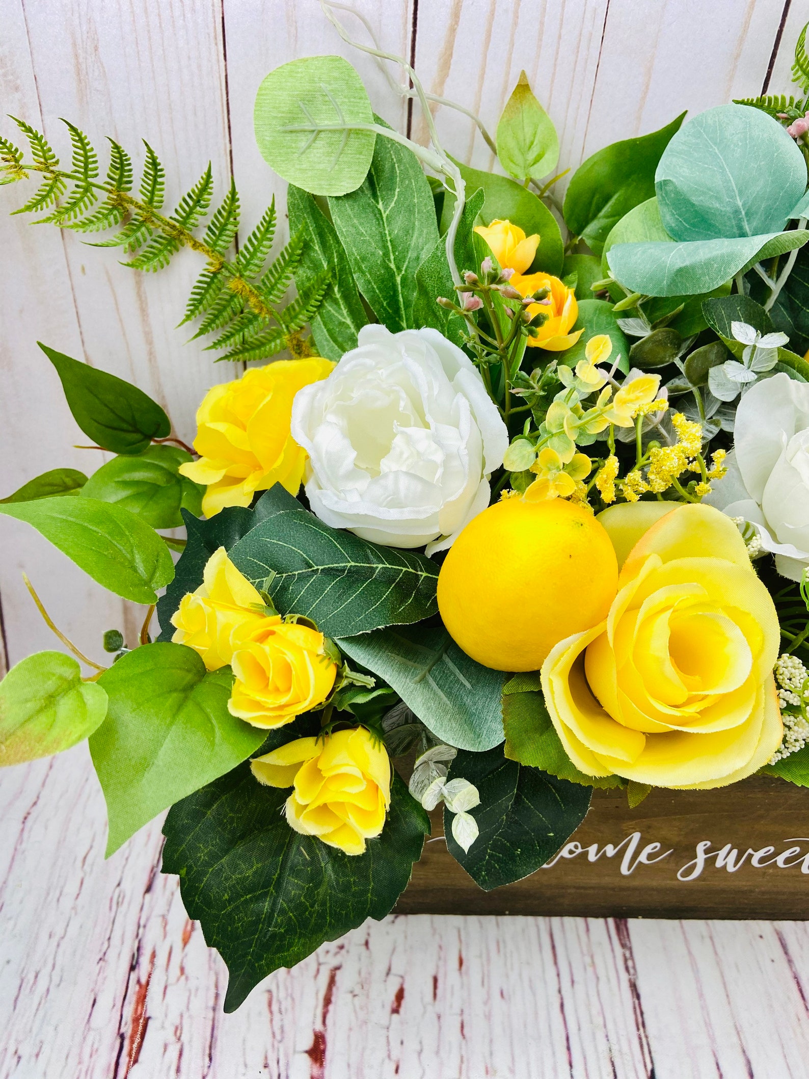 Lemon Centerpiece Lemon Table Decor Lemon Kitchen Decor | Etsy
