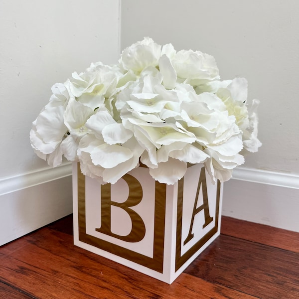 Block Centerpiece - Etsy
