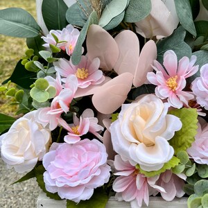 Flower Box Welcome Sign, Welcome Sign With Flower Box, Floral Box ...