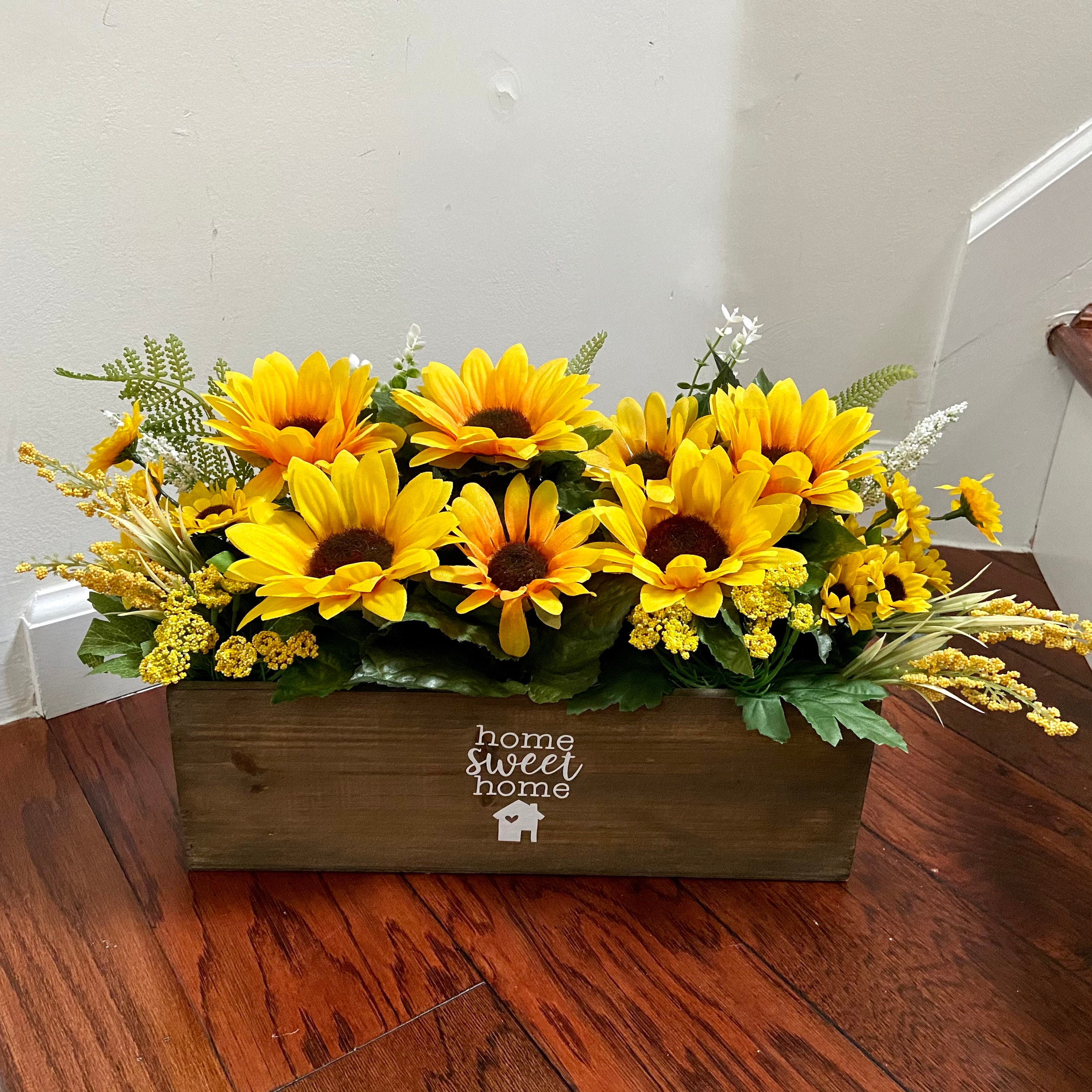 Sunflower Table Centerpiece Sunflower Table Decor Sunflower | Etsy