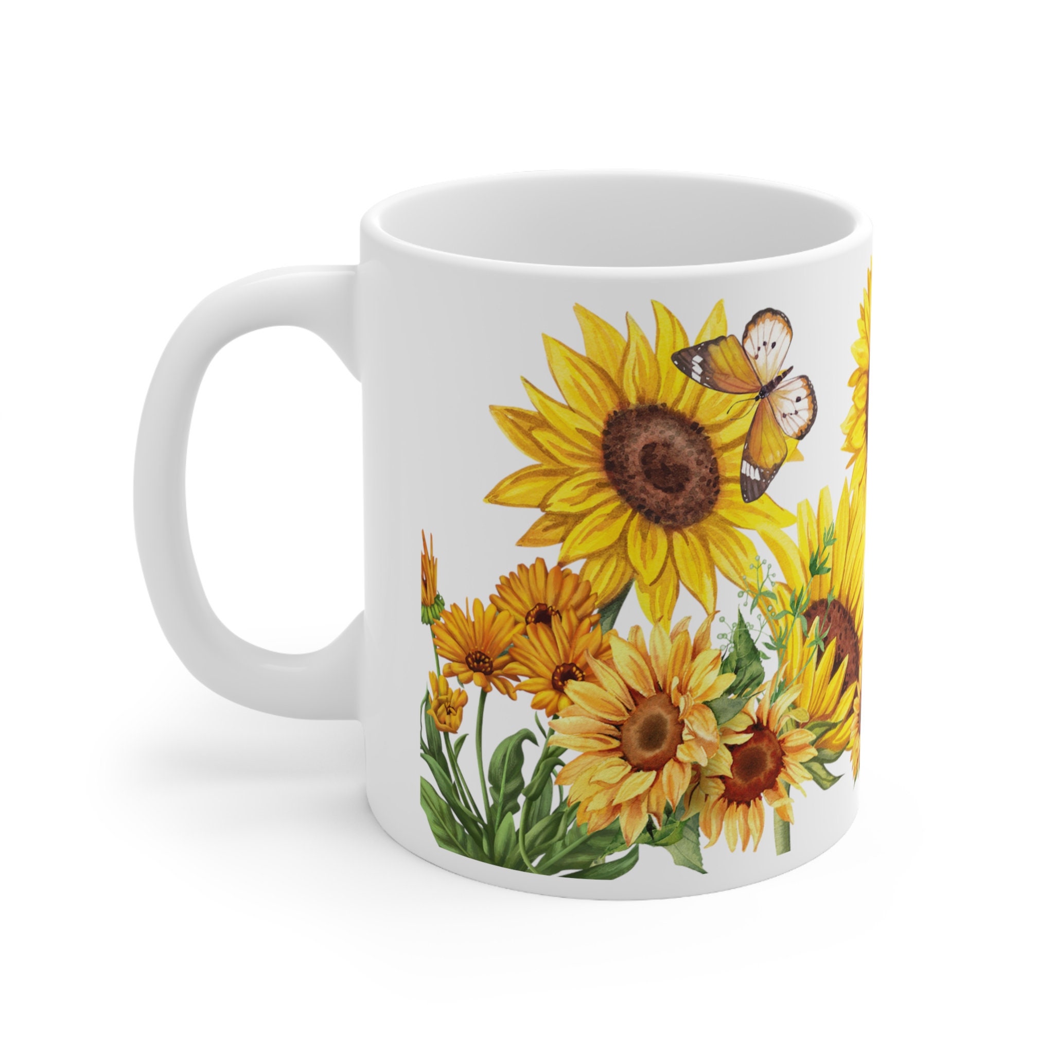 Sunflower Mug Sunflower Gifts Sunflower Cup Sunflower Coffee Mug ...