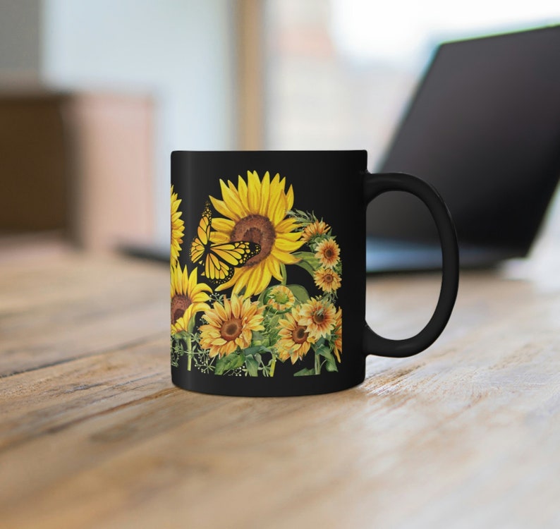Sunflower Mug Sunflower Gifts Sunflower Cup Sunflower Coffee Mug ...