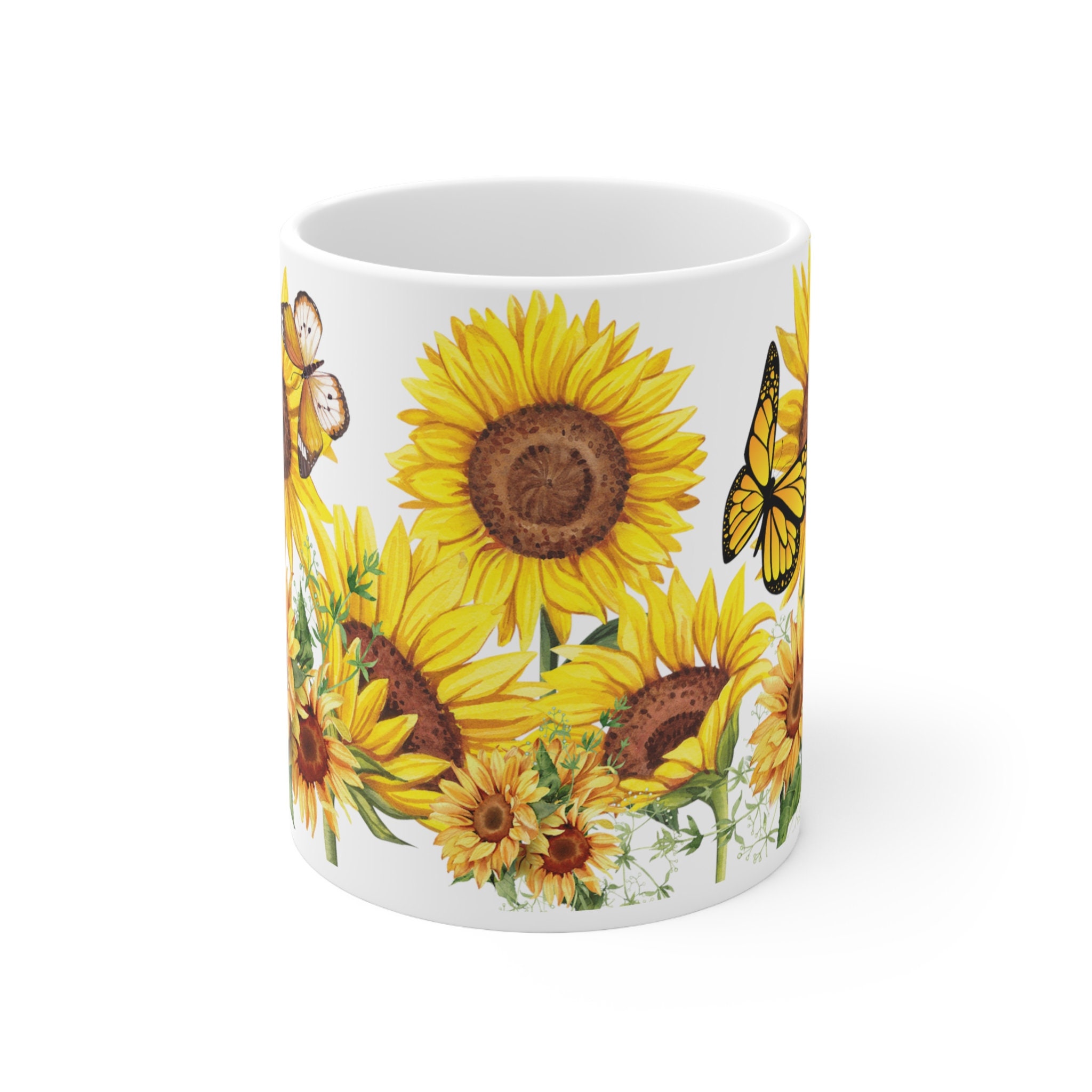 Sunflower Mug Sunflower Gifts Sunflower Cup Sunflower Coffee Mug ...
