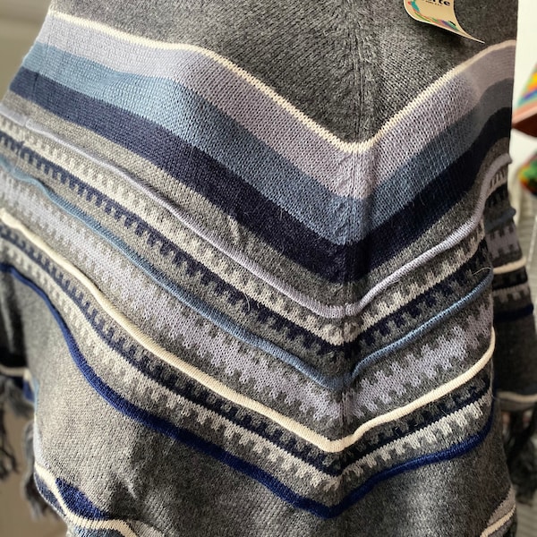 Peruvian Poncho - Etsy