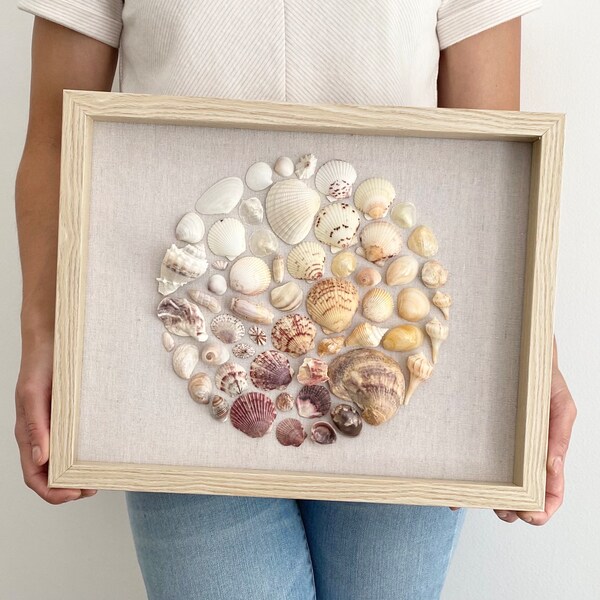 Shell Art Shadow Box - Etsy