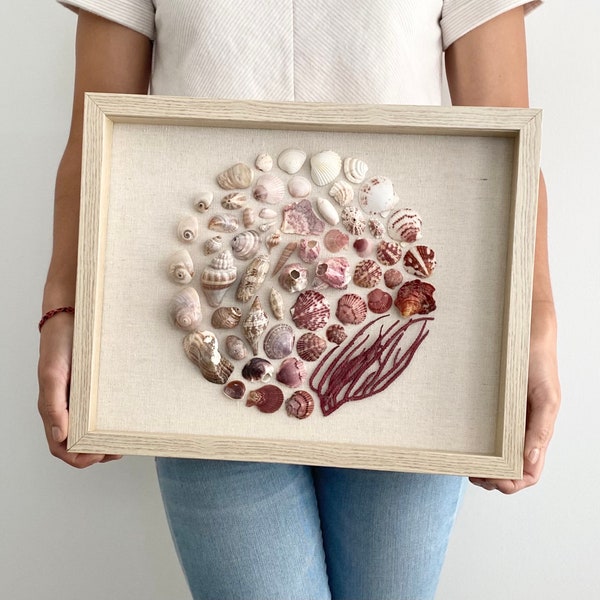 Shell Art Shadow Box - Etsy