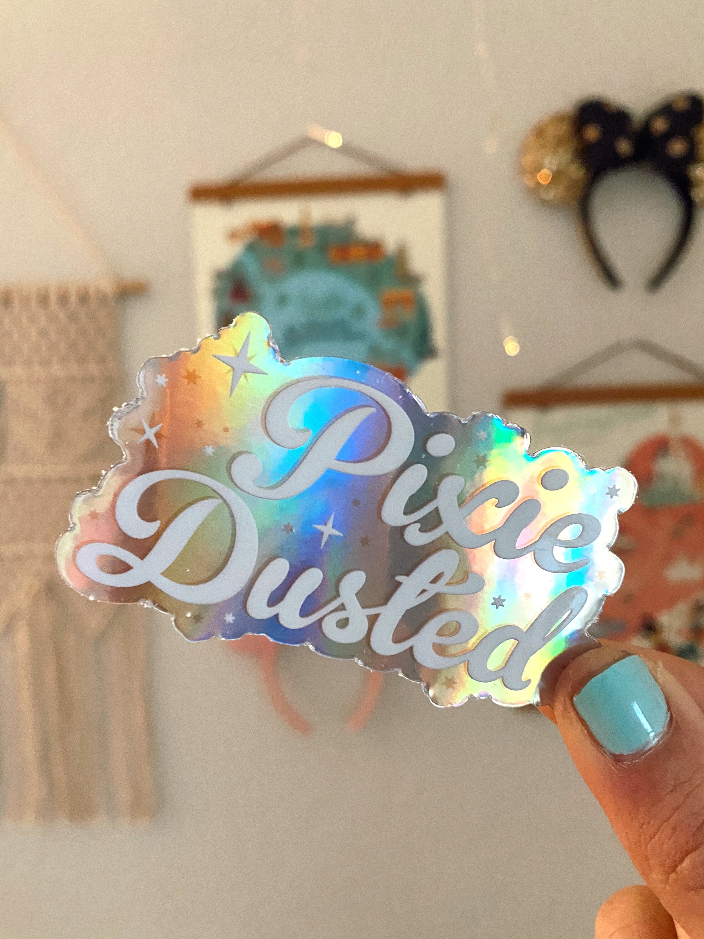 PIXIE DUSTED STICKER | Etsy