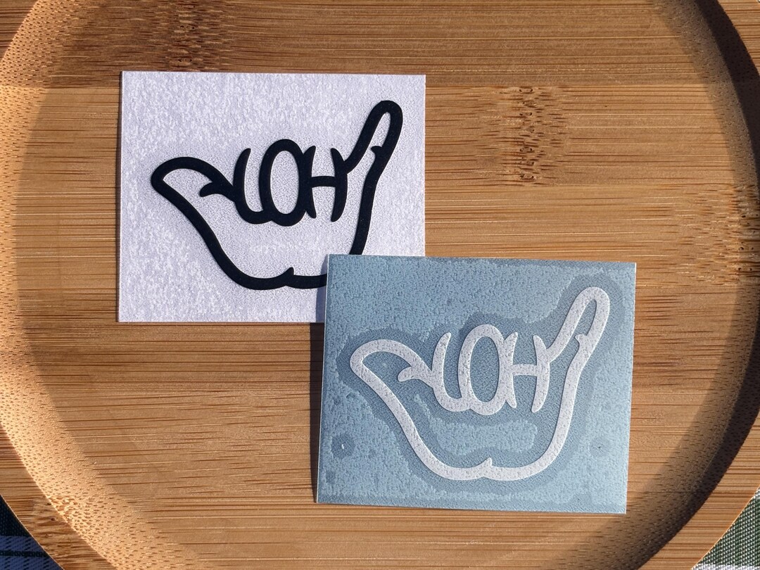 Aloha Shaka Vinyl Stickers - Etsy