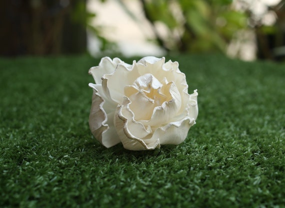 50 Rose Frizzy 5 Cm. Diameter Sola Wood Flowers Artificial | Etsy