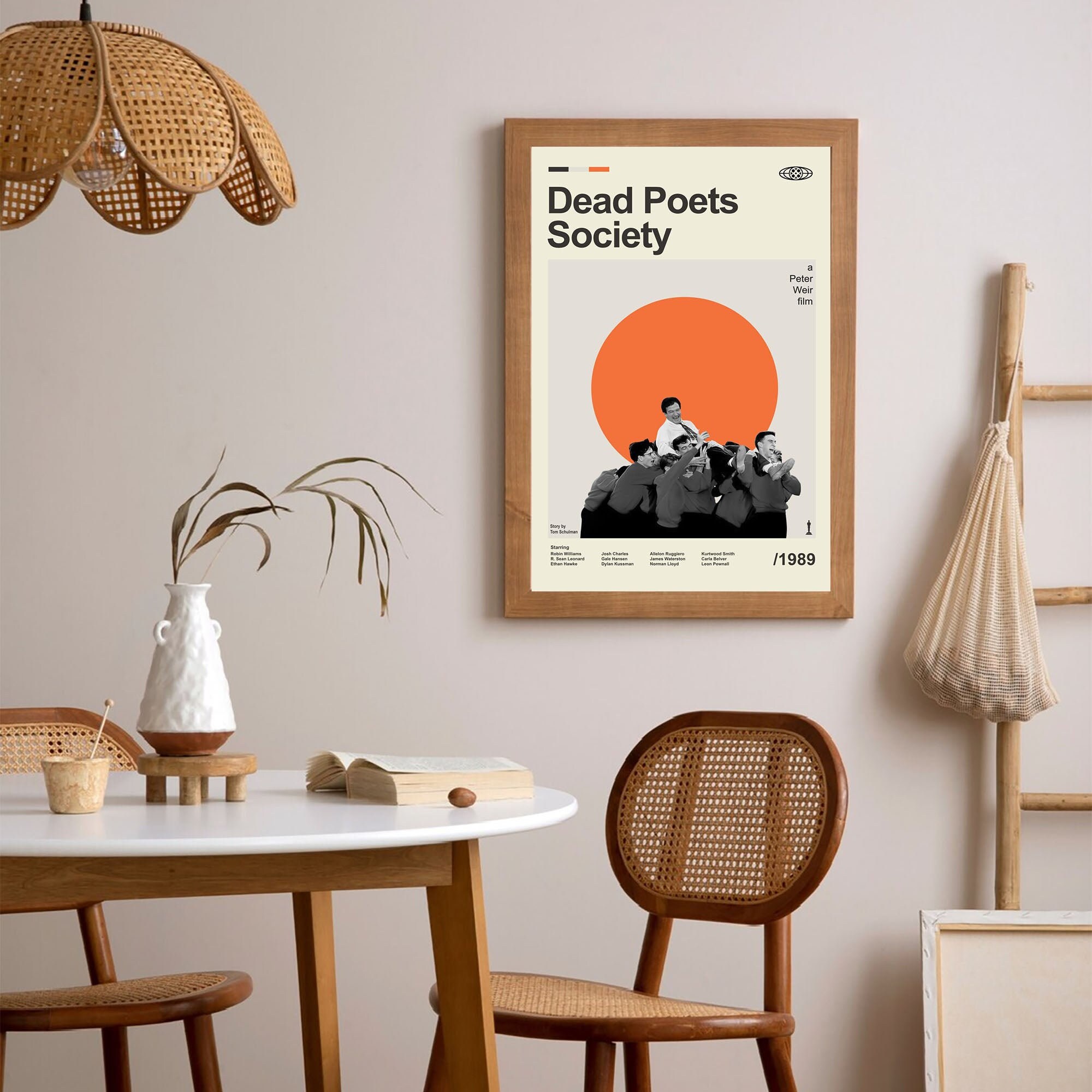 Dead Poets Society Poster, Movie Poster Digital Print, Wall Art Living ...