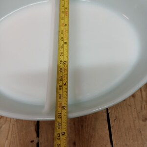 Vintage Pyrex Turquoise Divided Dish Snowflake Pattern - Etsy