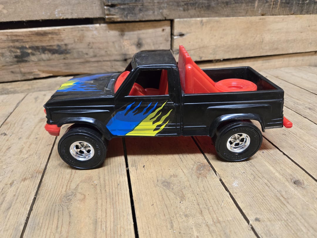 Vintage Tootsie Toy Ford F150 Customized Super Duty USA Black Truck ...