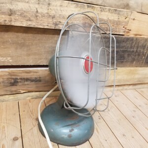 Vintage Super Letric Metal Industrial Table Top Fan Mid Century Modern ...