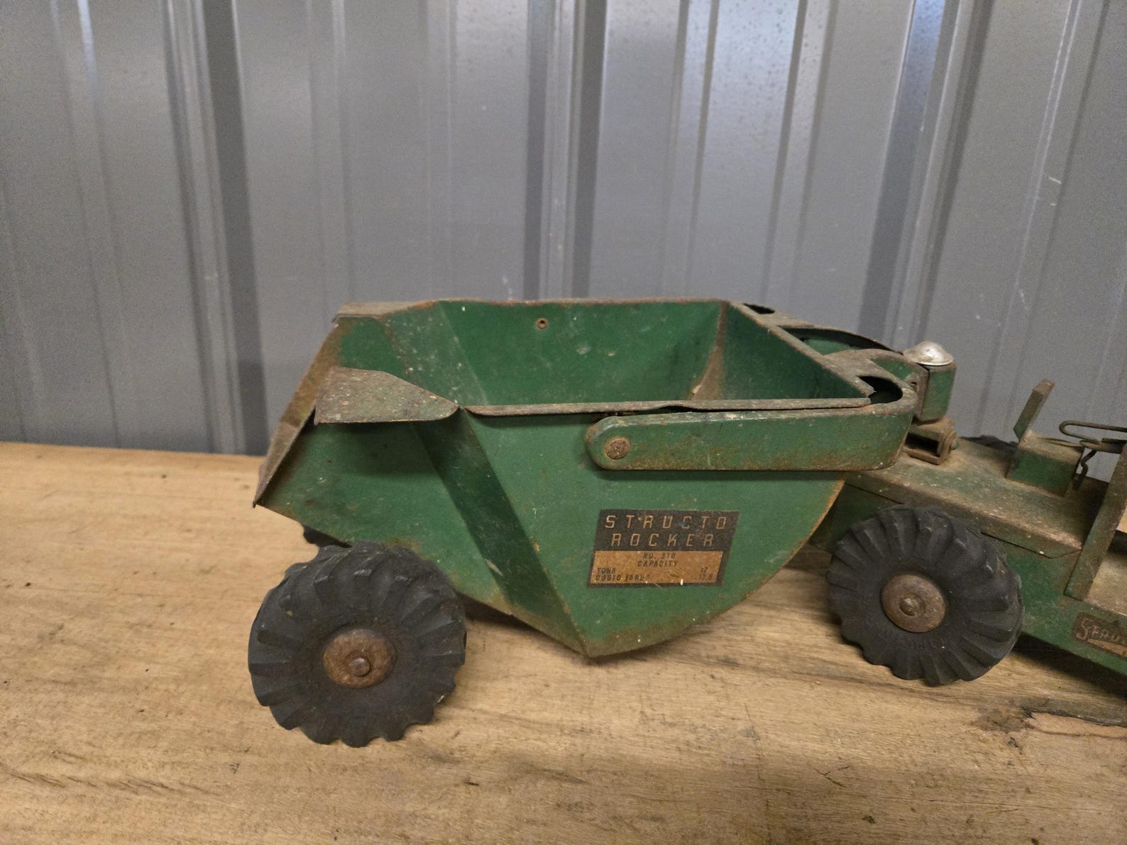 Vintage 1950’s Structo Rocker Dump Truck Hauler - Pressed Steel ...