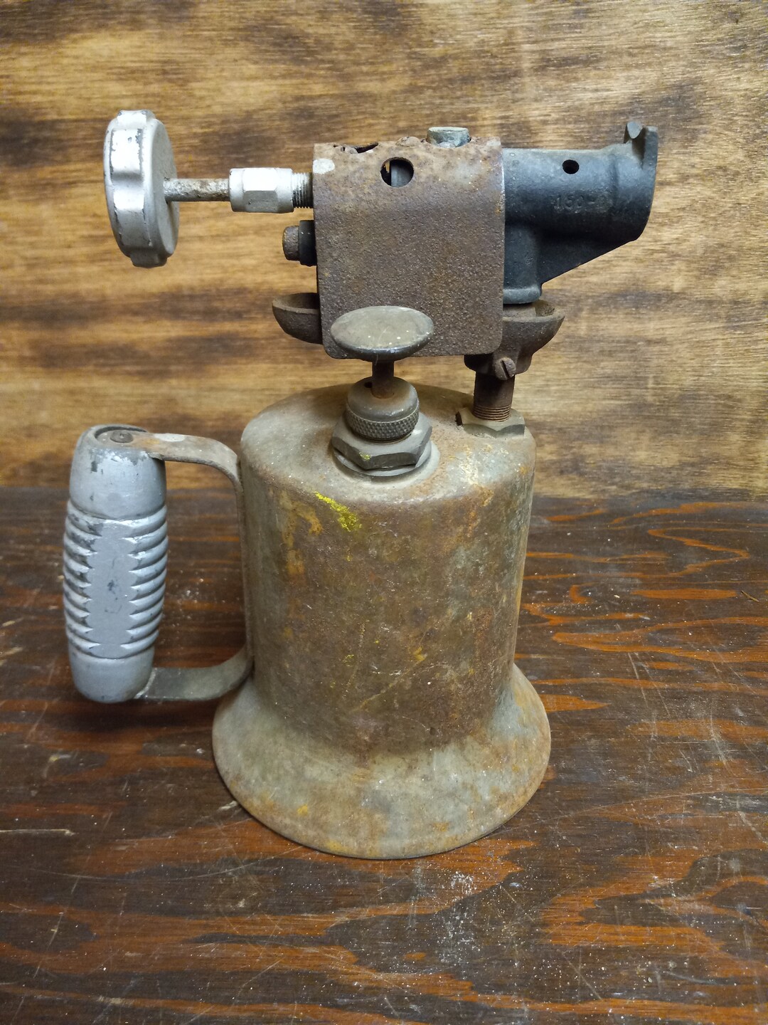 Vintage Metal Antique Blow Torch With Handle - Etsy
