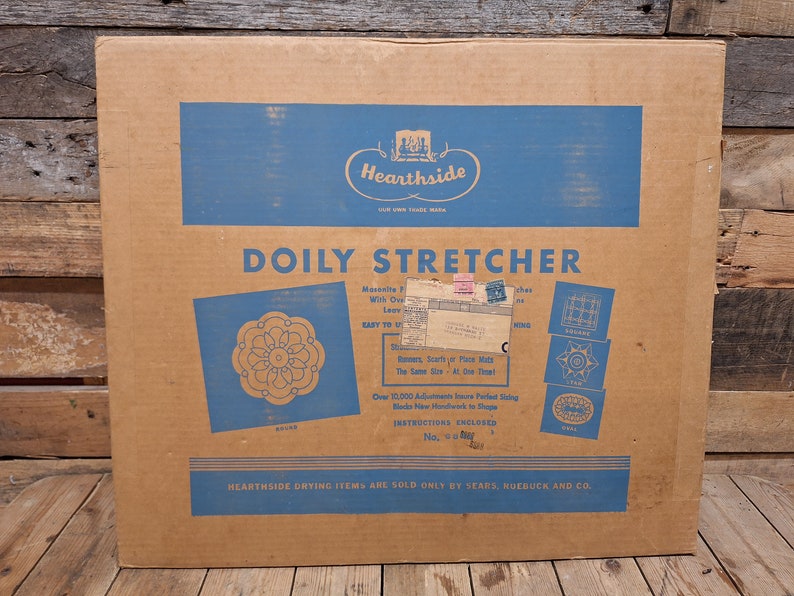 Vintage Hearthside Doily Stretcher 21 X 24 Sears Roebuck & Co. - Etsy