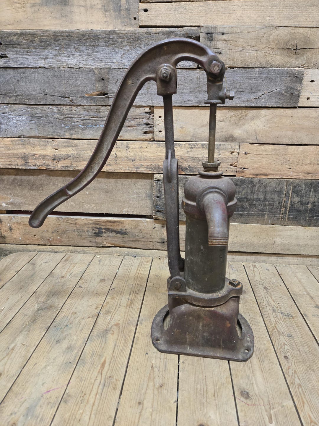 Vintage Heavy Duty Cast Iron Hand Water Pump, Yard Display Decor - Etsy