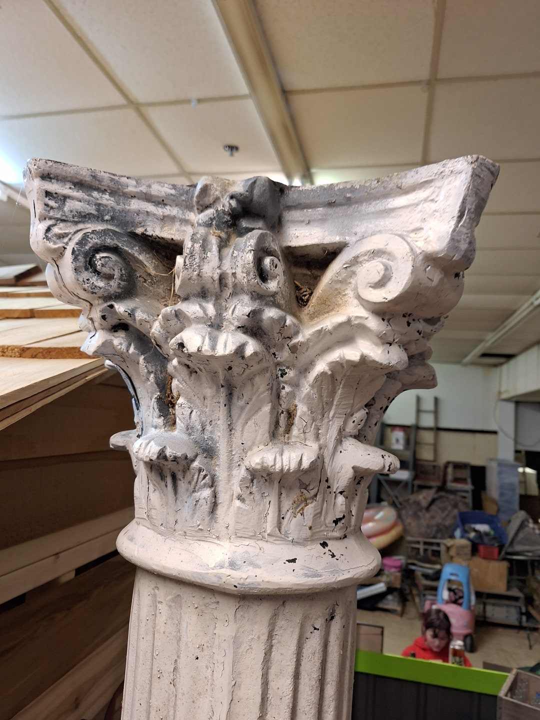 Cast Iron Architectural Columns 100" TALL 4 AVAILABLE -local Pick up ...