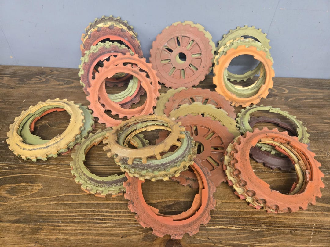 Lot Of43 Used Lustran Corn Plates for Round Seeds Used in John Deere ...