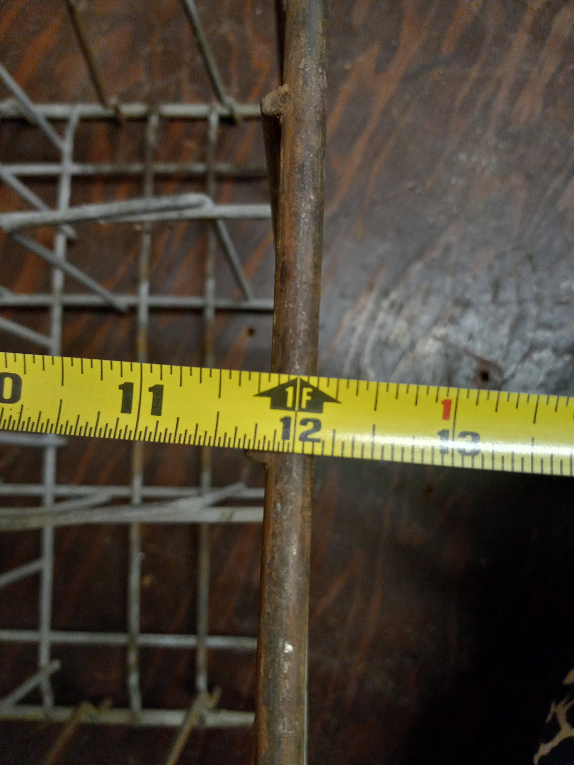 Vintage Steel Metal Dairy Milk Crate Slotted - 6 Glass Milk Jug Holders ...