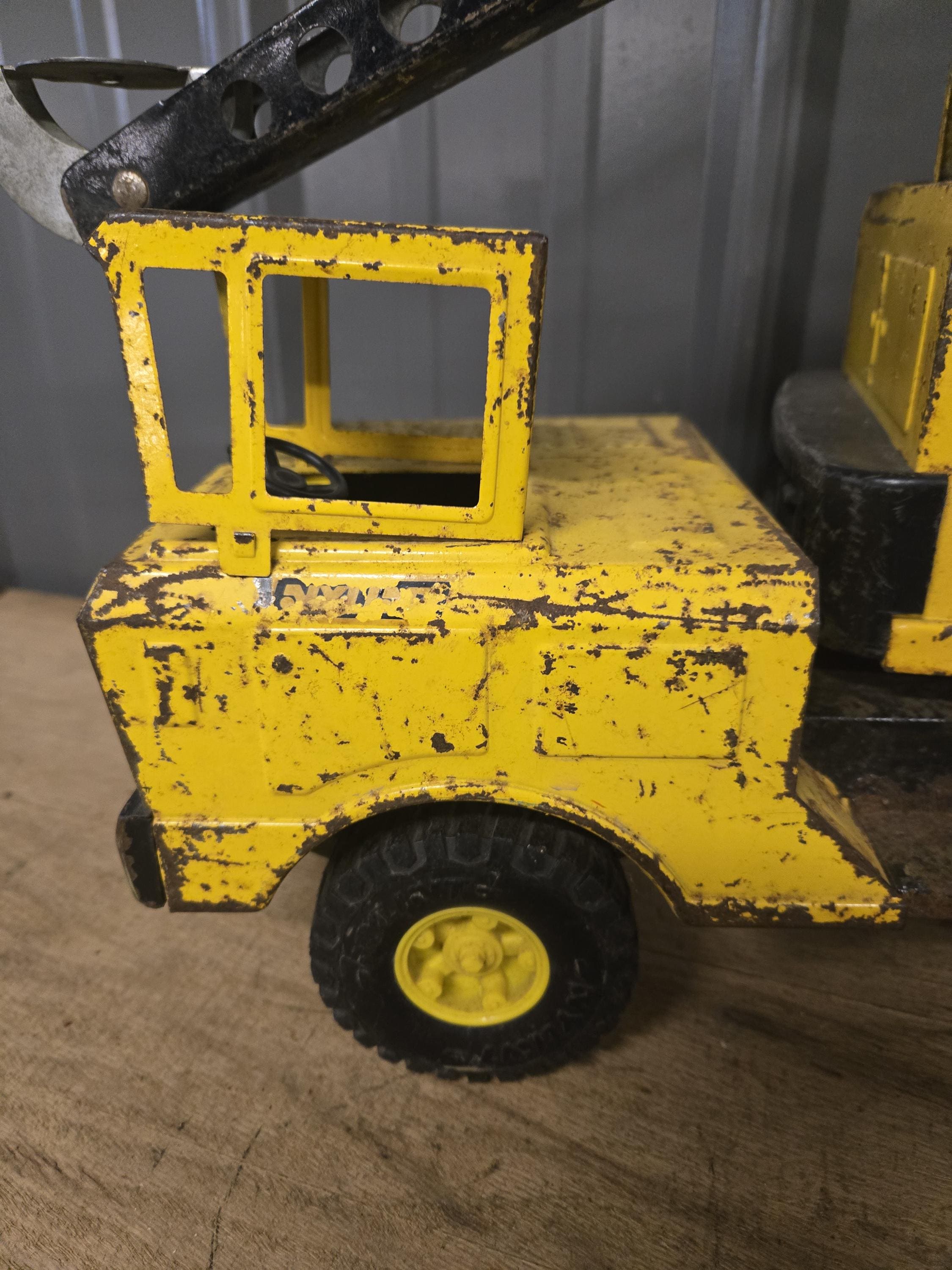 Vintage Nylint Mighty Shovel Crane Construction Truck Steel Metal Kids ...