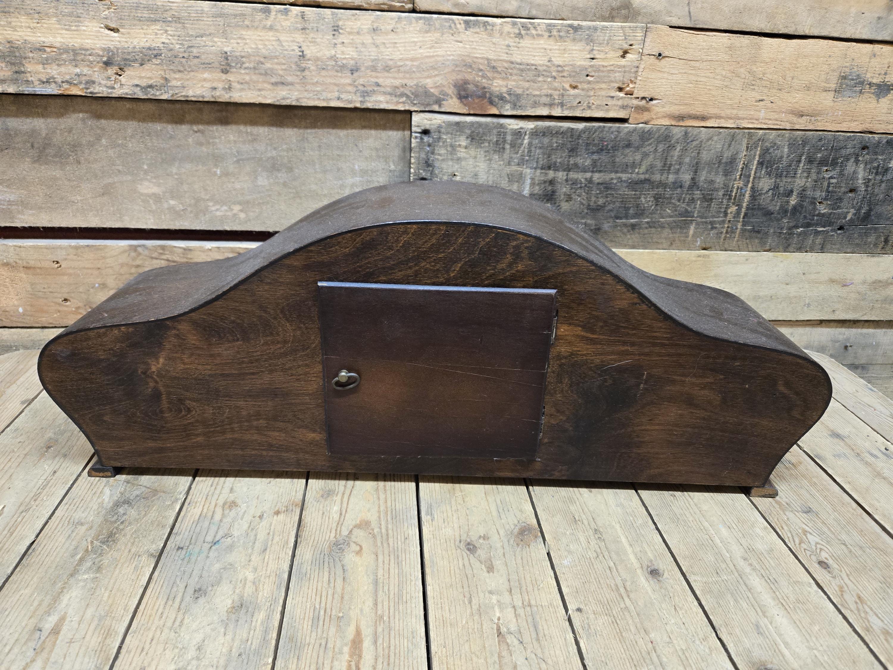 Vintage Wooden MCM Silson Germany Mantel Clock With Key - Etsy