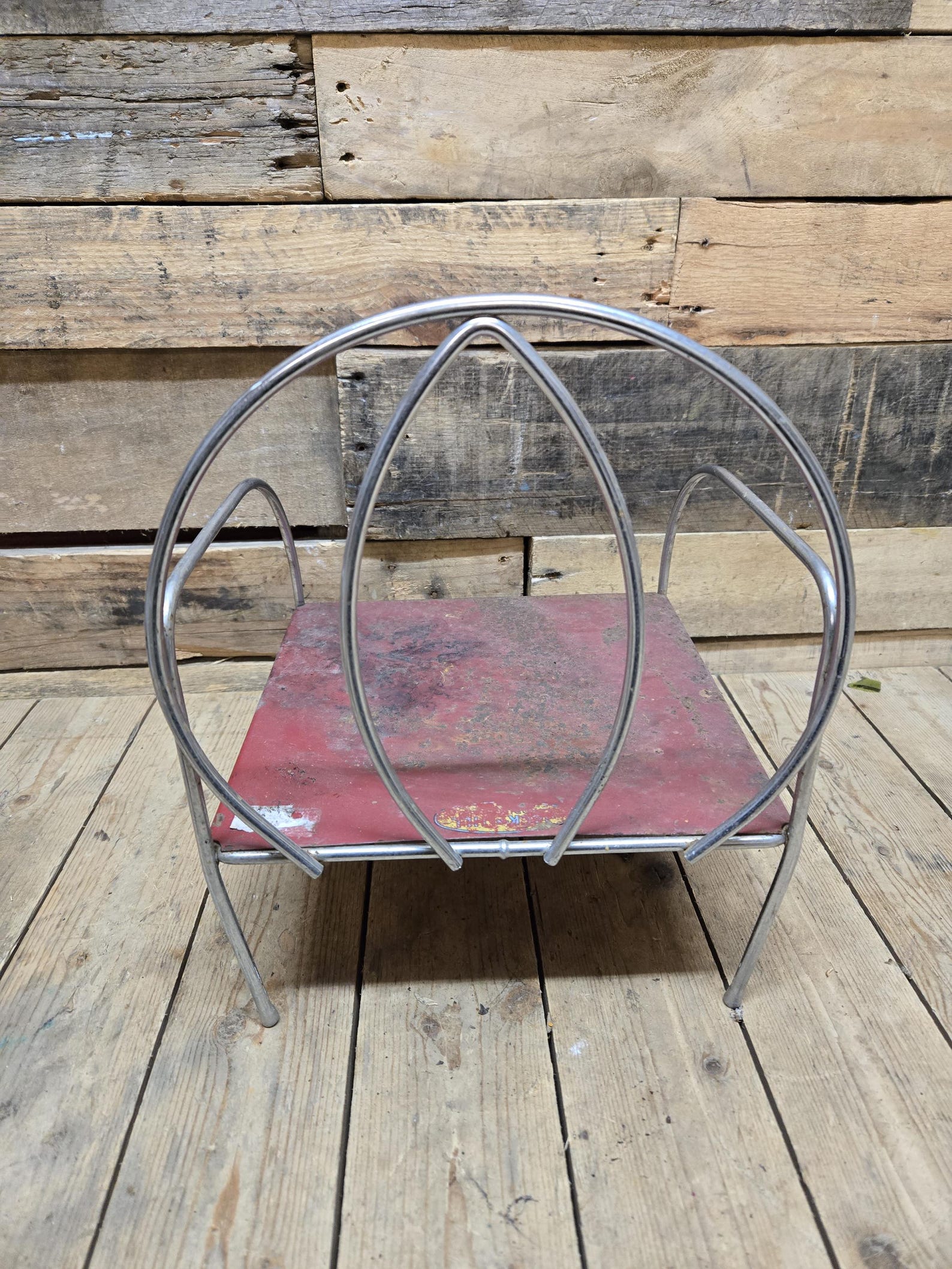 Vintage Jack and Jill Red Metal Booster Seat Toddler Chair - Etsy