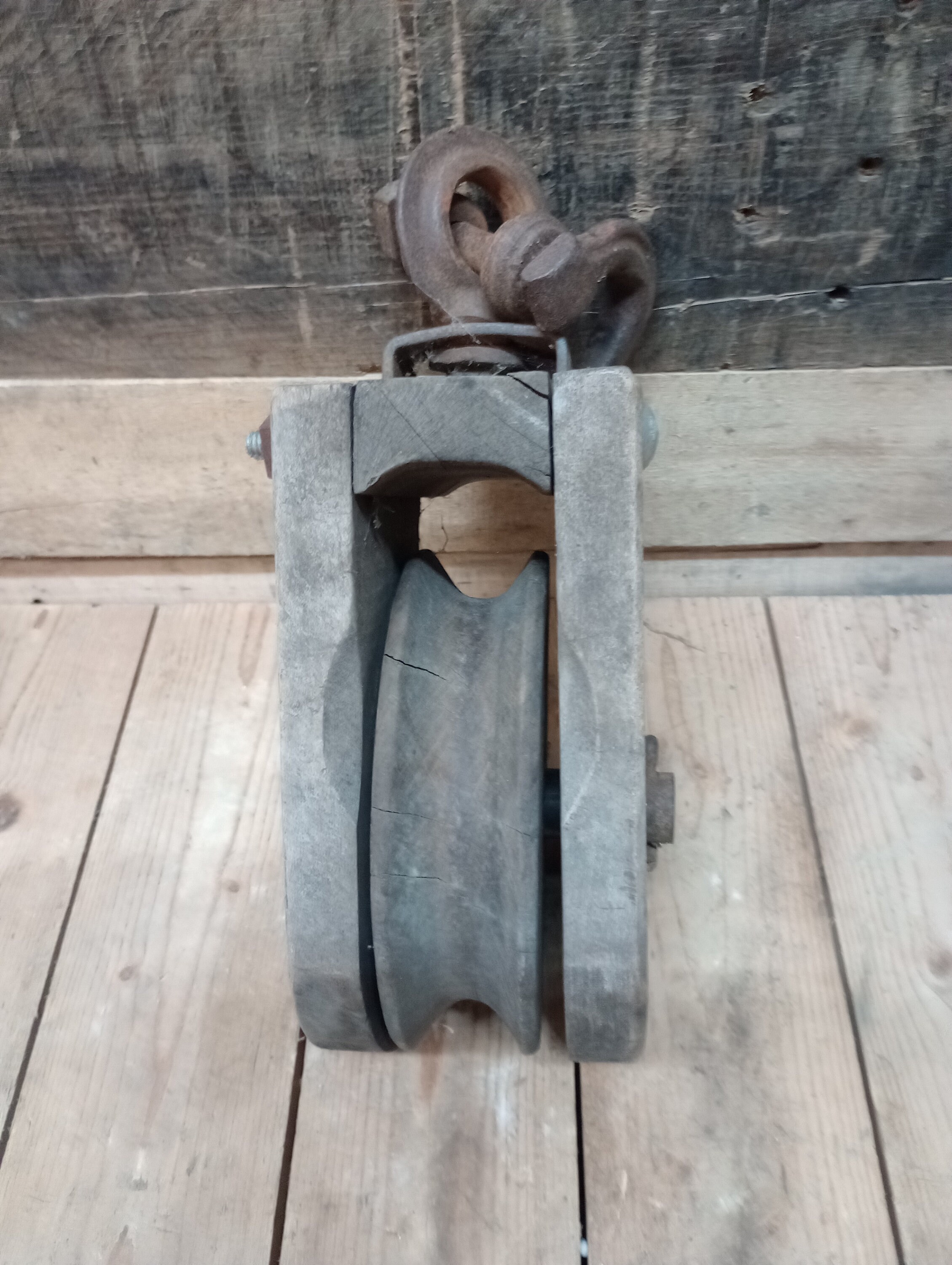 Antique Wood Block Barn Pulleys 1800s Hudsons Hay Tools - Etsy