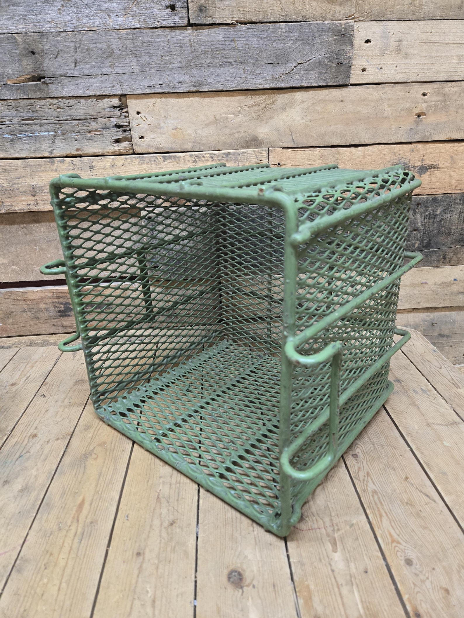 Large Rubber Coated Metal Mesh Basket With Handles 13"x13"x13" - Etsy
