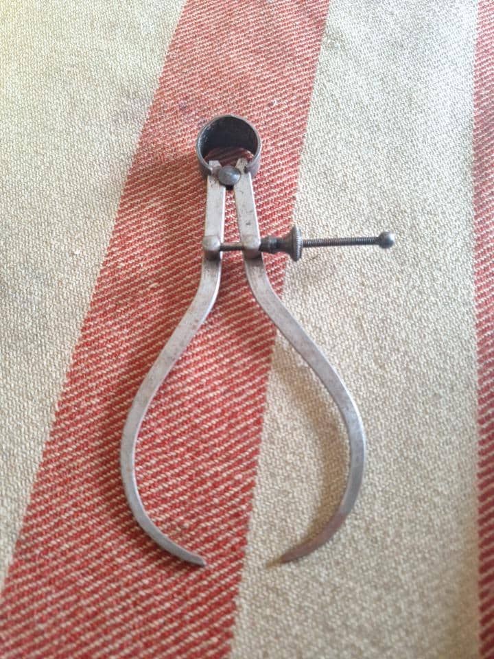 2 Vintage Metal Outside Compass Machinist Calipers - Etsy