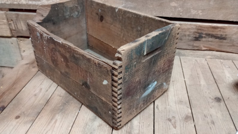Vintage Rustic Remington Cleanbore Nitro Dupont Wooden Ammo Crate Box ...