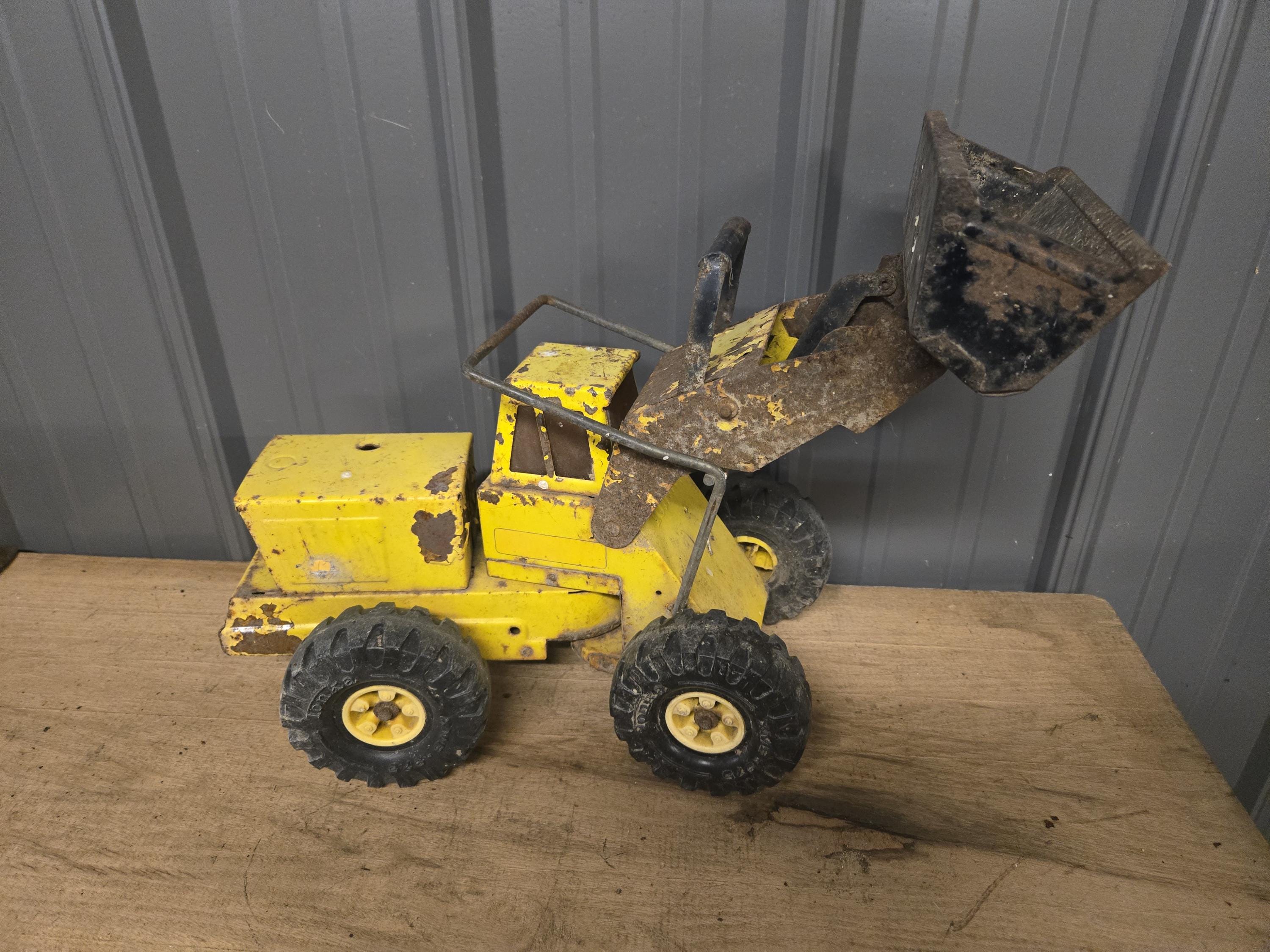 Vintage Mighty Tonka Turbo Diesel Front End Loader Metal Toy ...