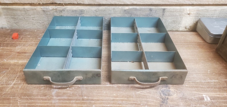 Metal Industrial Parts Bin Cabinet Drawer With Dividers - Etsy