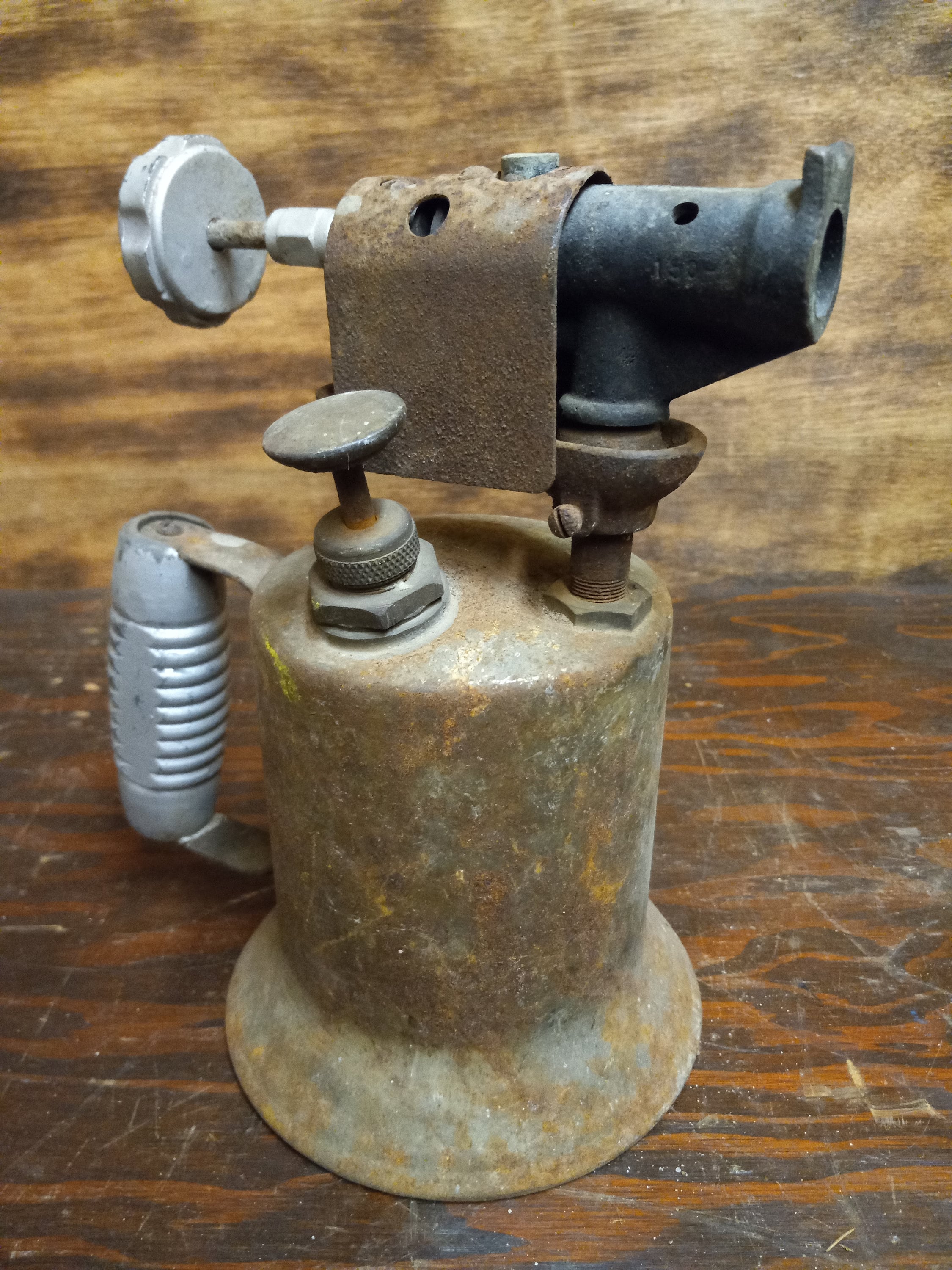 Vintage Metal Antique Blow Torch With Handle - Etsy