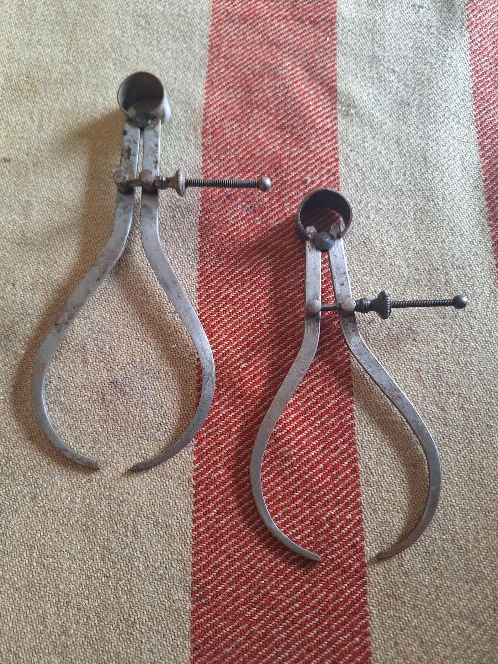 2 Vintage Metal Outside Compass Machinist Calipers - Etsy