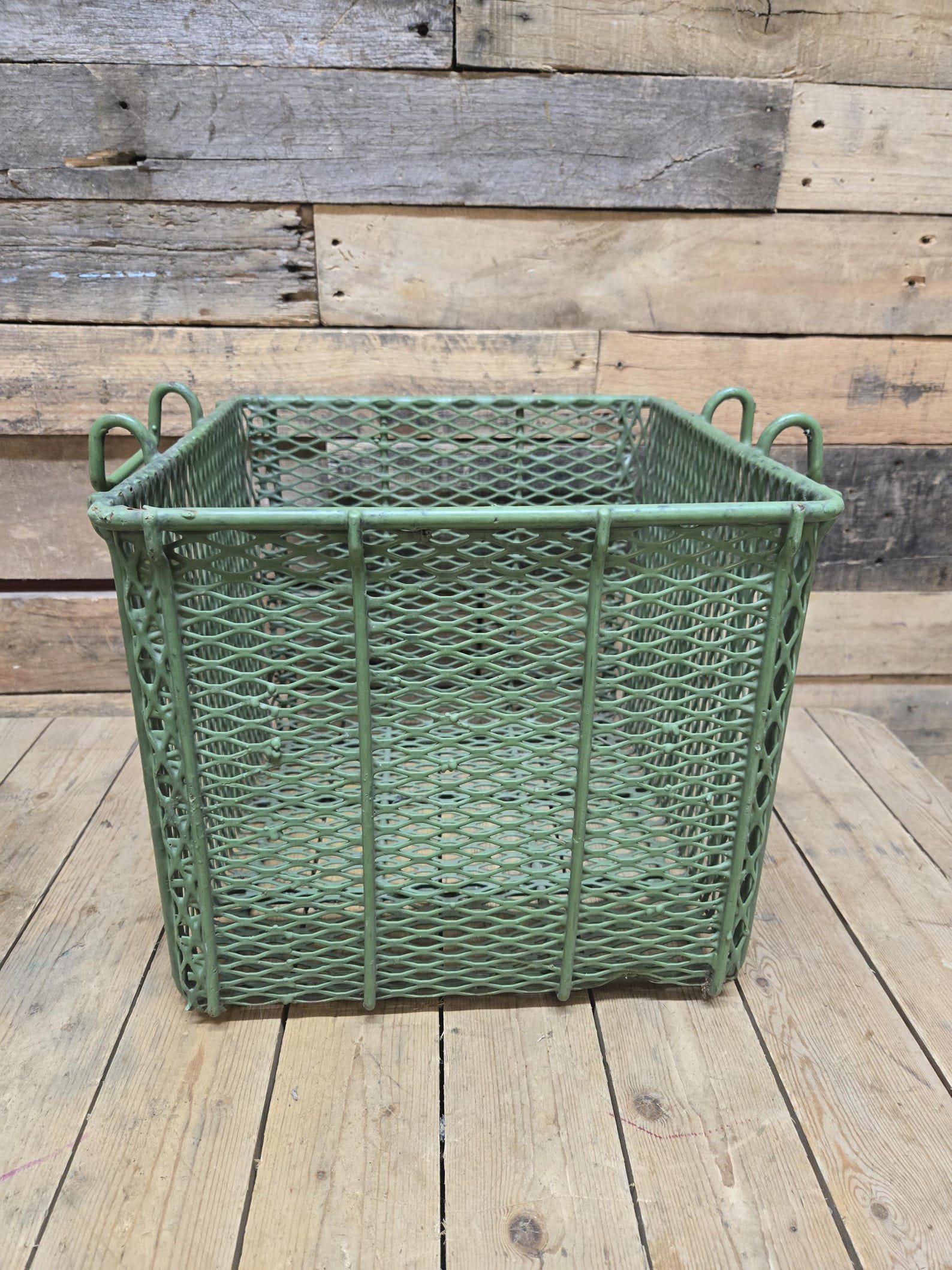 Large Rubber Coated Metal Mesh Basket With Handles 13"x13"x13" - Etsy