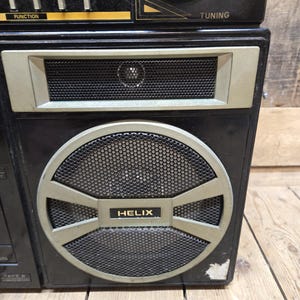Rare Vintage HELIX HX -4633N Stereo Boom Box - Working - Etsy
