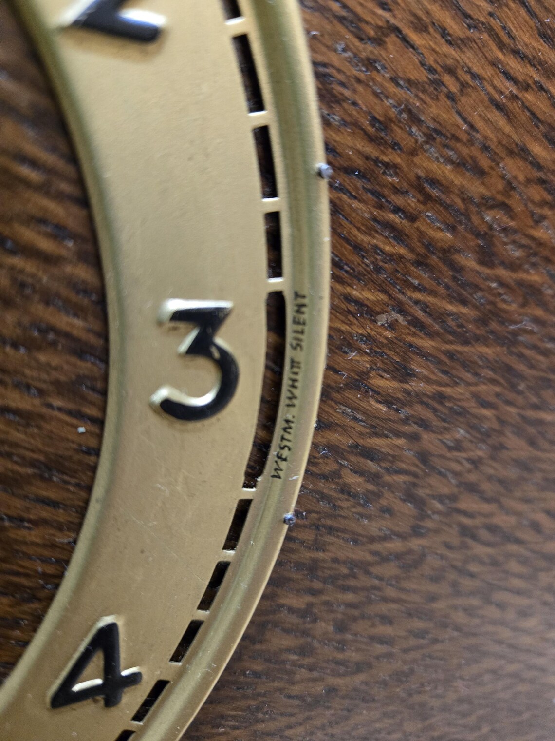 Vintage Wooden MCM Silson Germany Mantel Clock With Key - Etsy